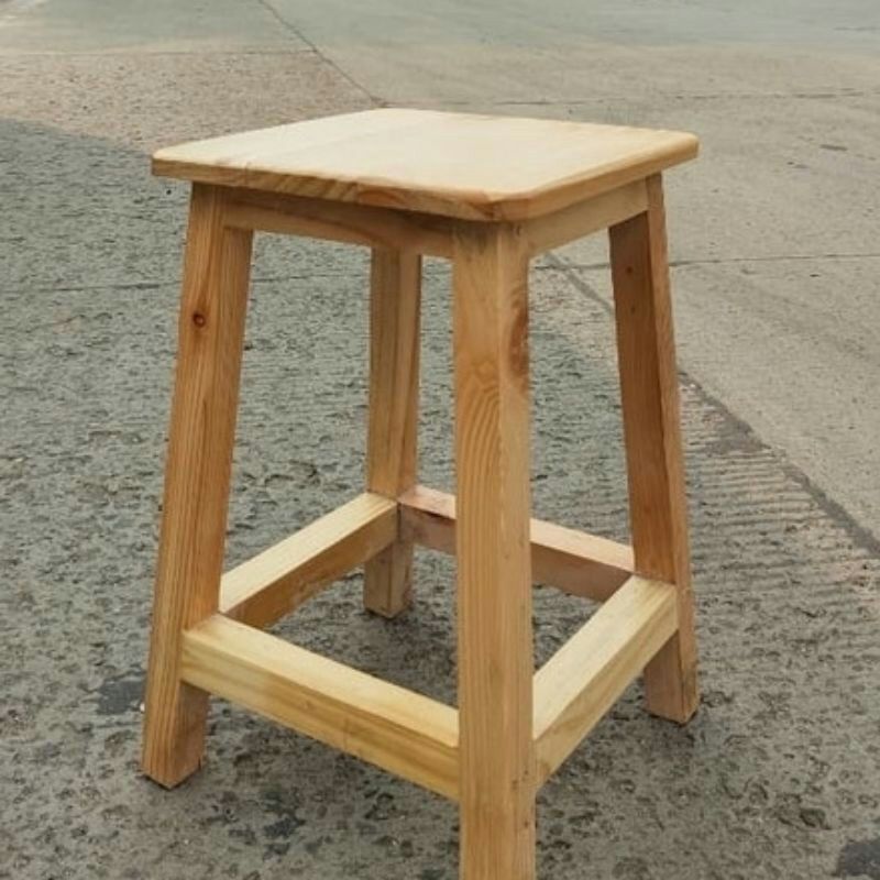 KAYU Mini Bench/Short Chair/Short Chair/ Teak Wood Bench landa | Shopee ...
