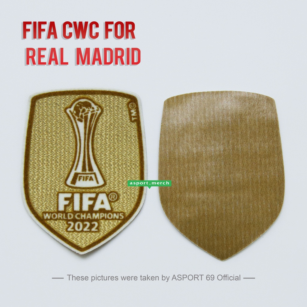 Patch WCC FIFA WORLD CUP CLUB 2022 MADRID PATCH JERSEY CWC MADRID ...