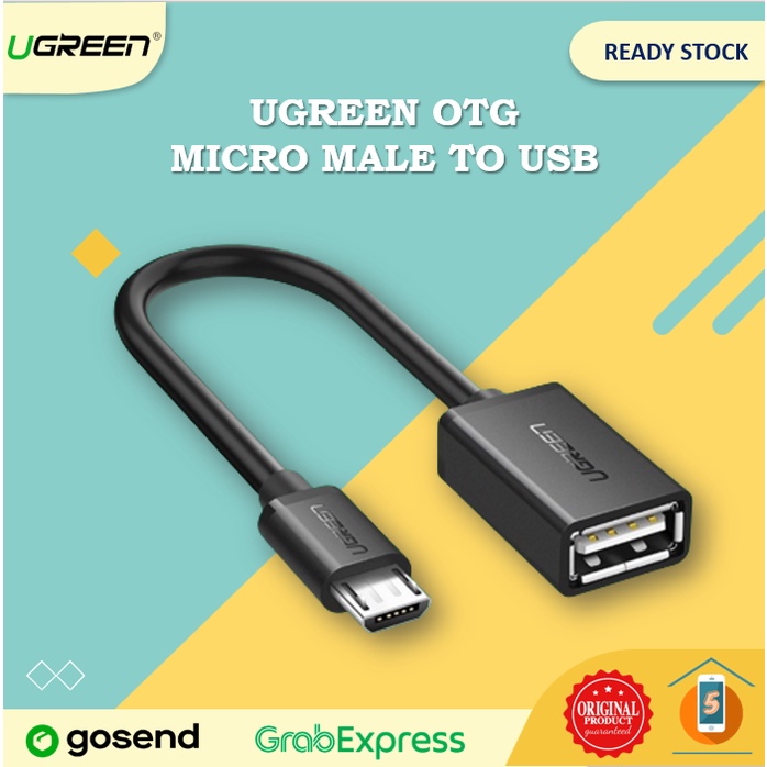 Ugreen OTG Converter Adapter Micro Male to USB Female Cable | Shopee ...