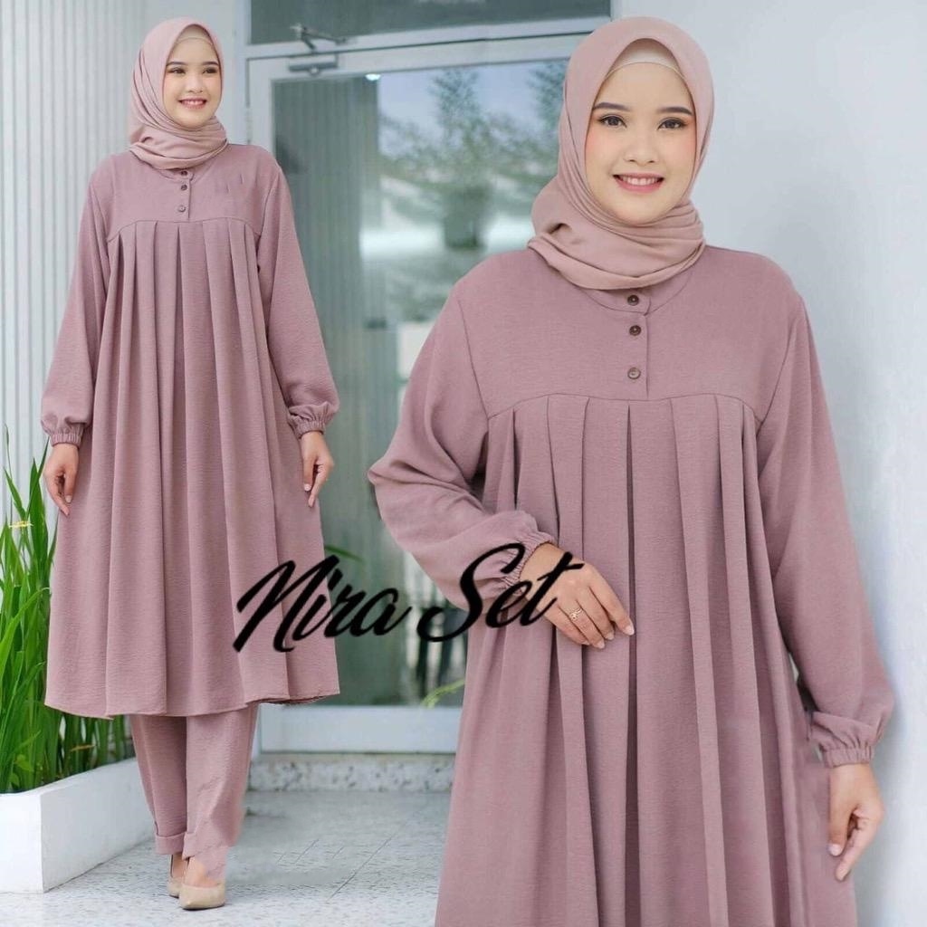 Jumbo SIZE NIRA SETCEL LONG TUNIC + CRINKLE TROUSERS / Latest modern ...