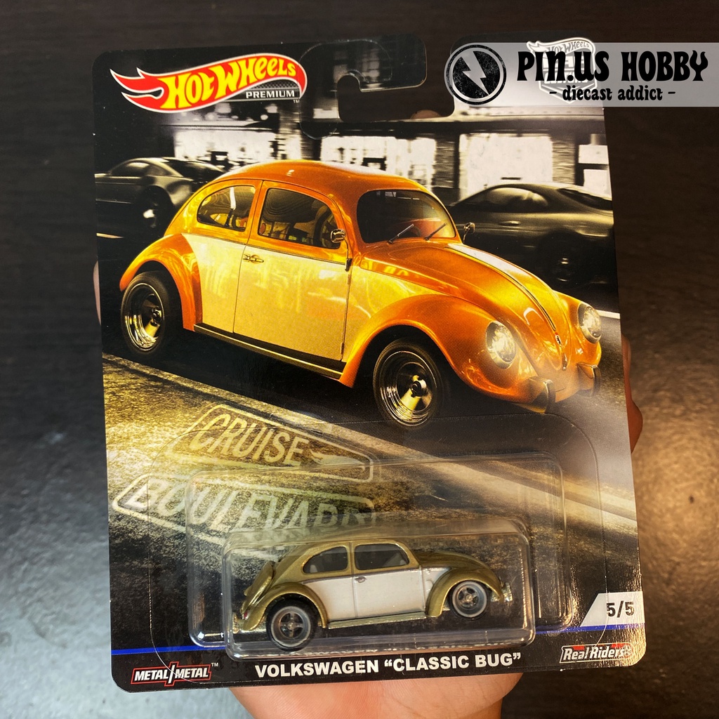 HOTWHEELS PREMIUM VOLKSWAGEN CLASSIC BUG, CRUISE BOULEVARD SERIES ...