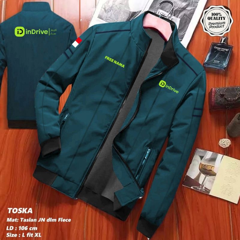 INDRIVE JACKET FREE NAME | INDRIVER BOMBER JACKET WITH FULL WATERPROOF ...