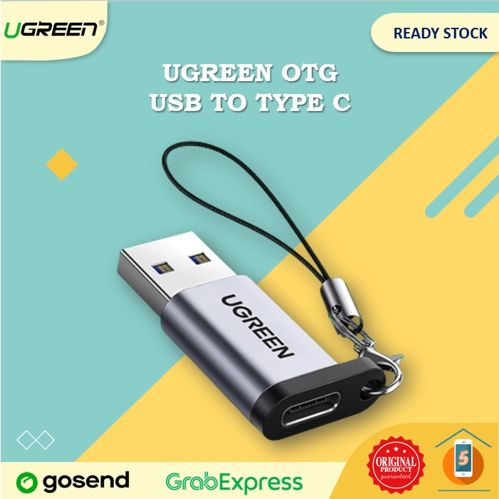 Ugreen OTG Converter Adapter USB Male to Type C Female | Shopee Singapore