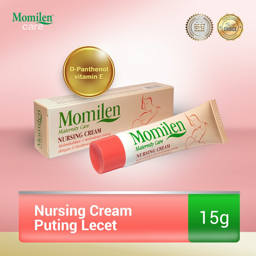 Momilen Nursing Cream For Moisturizing & Protecting Nipples, tube 15gr ...