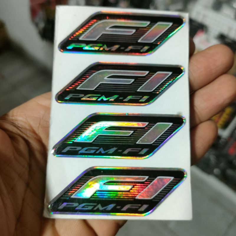Fi Hologram Emblem Fi Sticker Honda Hologram | Shopee Singapore
