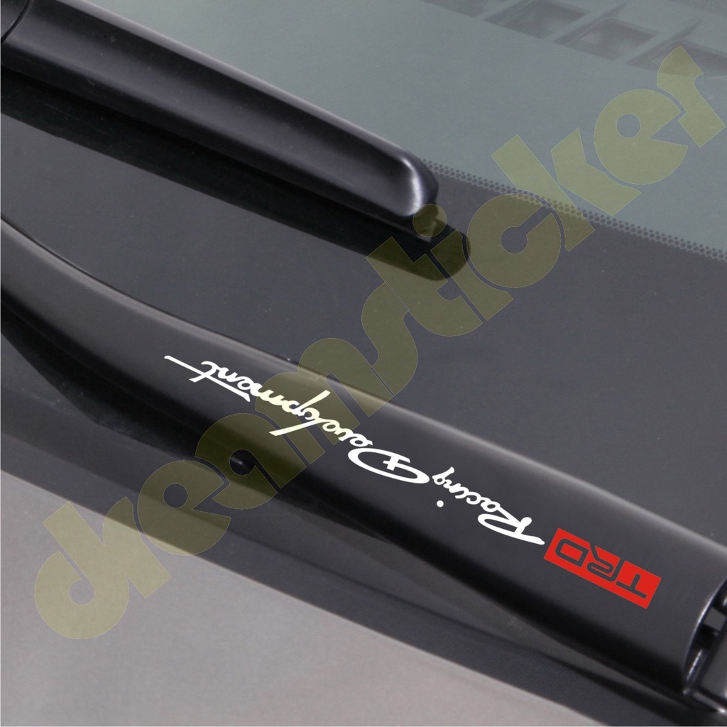 Trd Racing Depelopment Car Wiper Sticker | Shopee Singapore