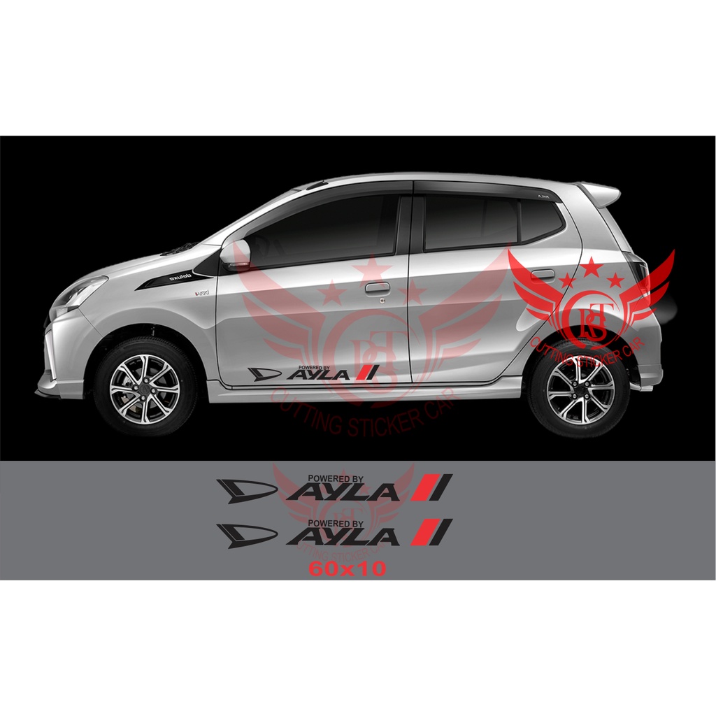 Ayla Car sticker sticker powered by cutting sticker For daihatsu ayla ...