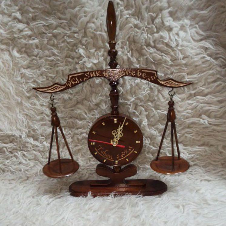 KAYU Special Price.. Table Clock - Wooden Clock - Scale Clock - libra ...