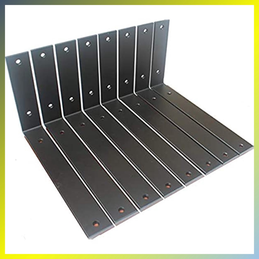 SIKU Thick L Iron Elbow Paste Wall Shelf Support Shelf Board 20cmx10cm ...