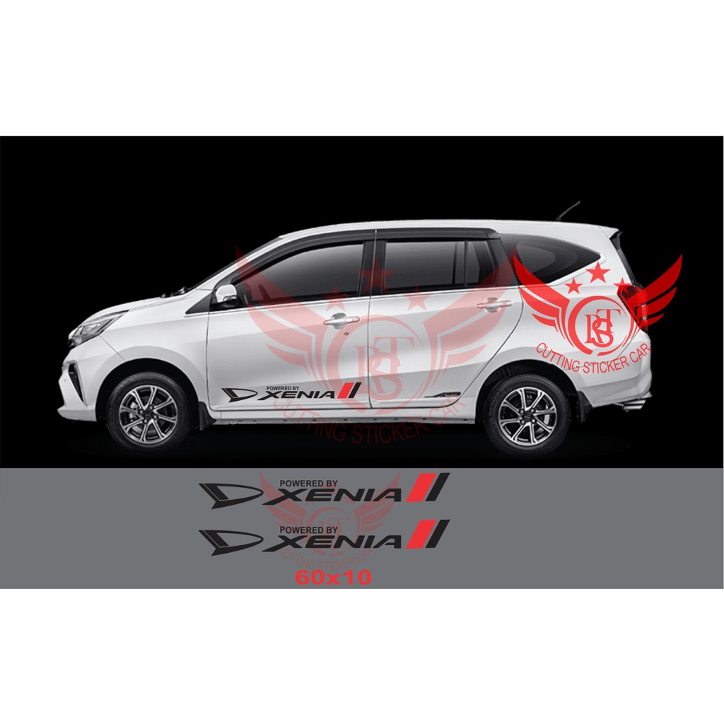 Xenia Car sticker powered by cutting sticker For daihatsu xenia Car ...