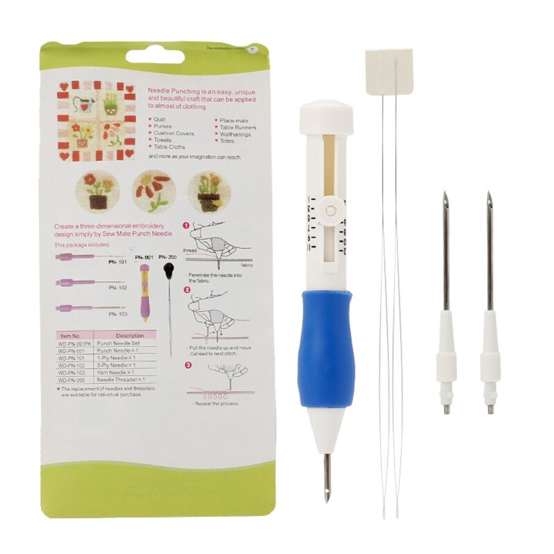 Needle punch adjustable Pen set embroidery Pen embroidery needle Length ...