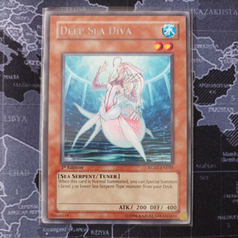 YUGIOH DEEP SEA DIVA RGBT RARE 1ST EDITION | Shopee Singapore