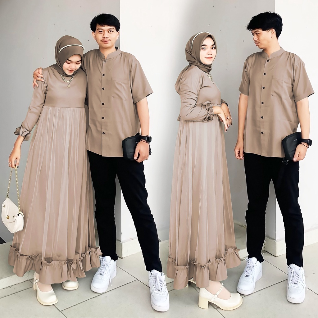 Cp SET MARHABAN | The Latest Eid Couple Clothes For Eid Couples, Modern ...