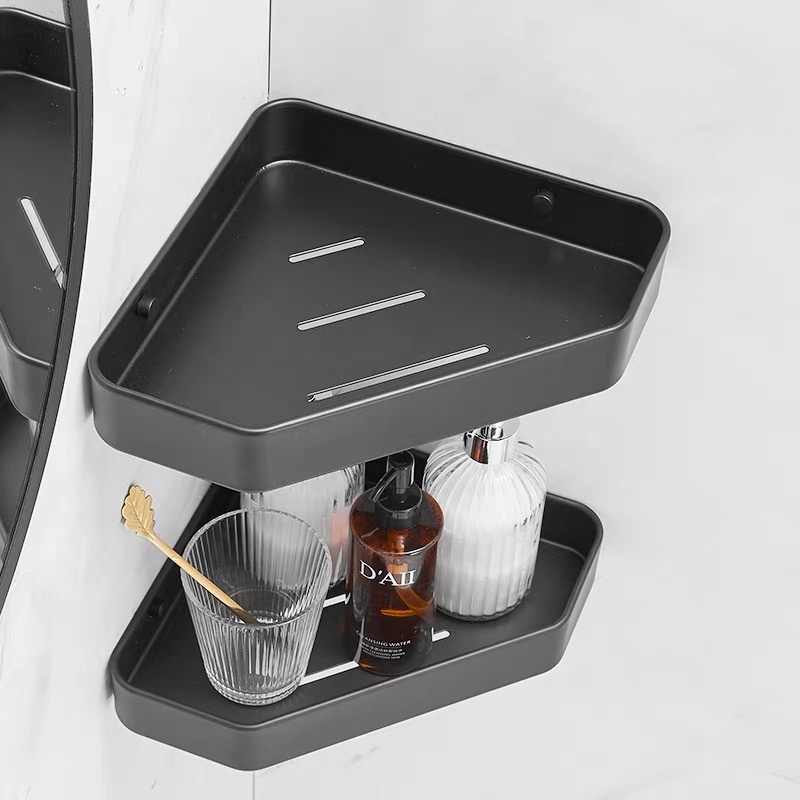 SAMPO HITAM Single Corner Soap Rack SUS304 Stainless Wall Bathroom ...