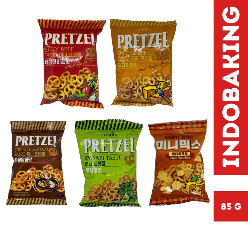 Samjin Snack Pretzel Korea 85g | Shopee Singapore