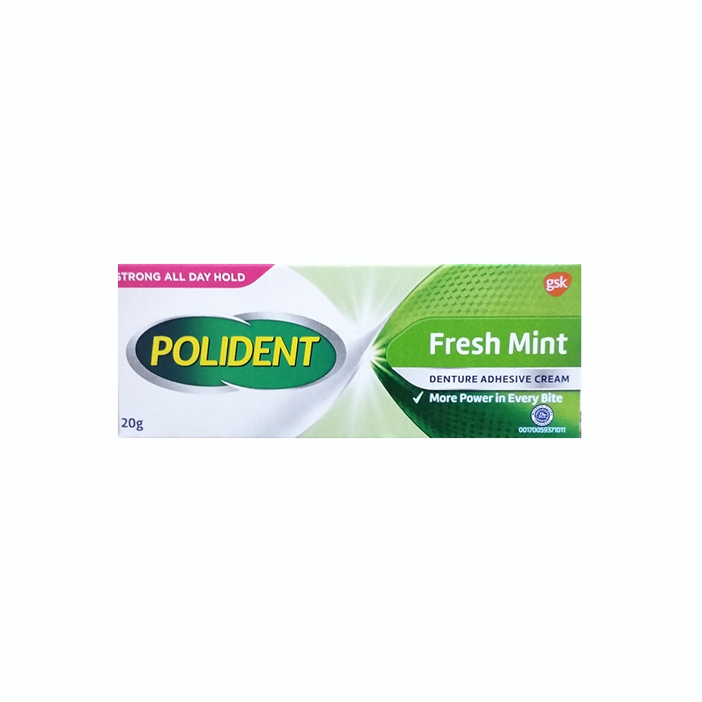 Polident 20GR FREHSMINT POLIDENT ORIGINAL Denture Adhesive | Shopee ...