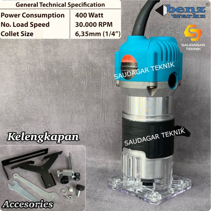 KAYU MESIN 6mm WOOD TRIMMER BENZ WOOD TRIMMER ROUTER Profile Machine ...