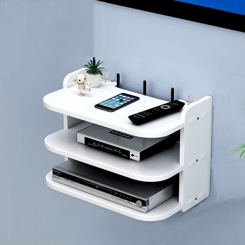 Hanging Rack Set Top Box/DVD/Modem/Wifi/Router/3-Tier MB1024 | Shopee ...