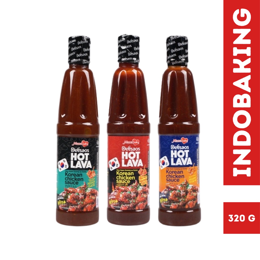 Mamasuka Vantelos Hot Lava Korean Chicken Sauce Original Honey Garlic ...