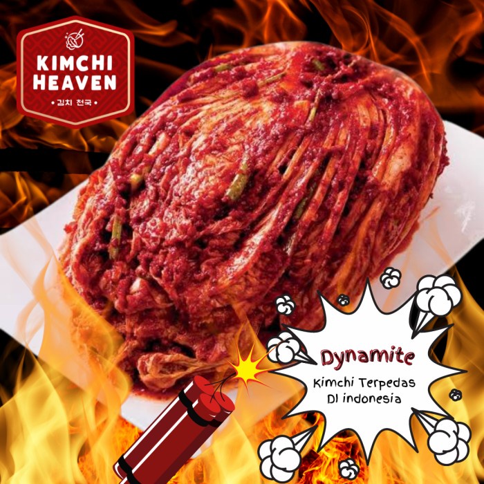 Dynamite Kimchi 500g Hottest Korean Kimchi Halal Hot Spicy Korean Food ...