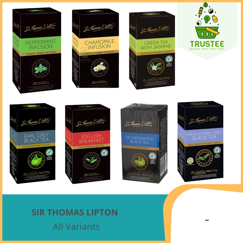 Lipton INFUSION Sir Thomas Lipton Tea detox herbal 25bags | Shopee ...
