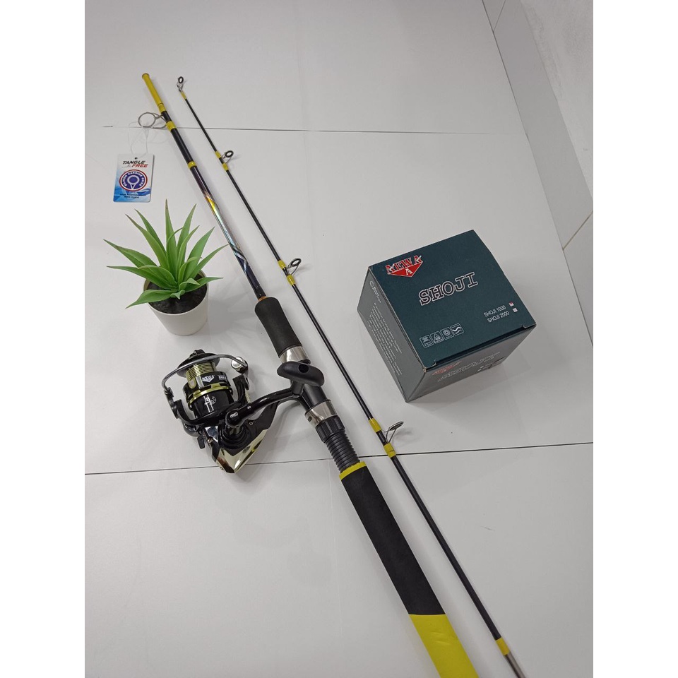 Shikari Kujira Fishing Rod and Reel Set Aewa Shoji | Shopee Singapore