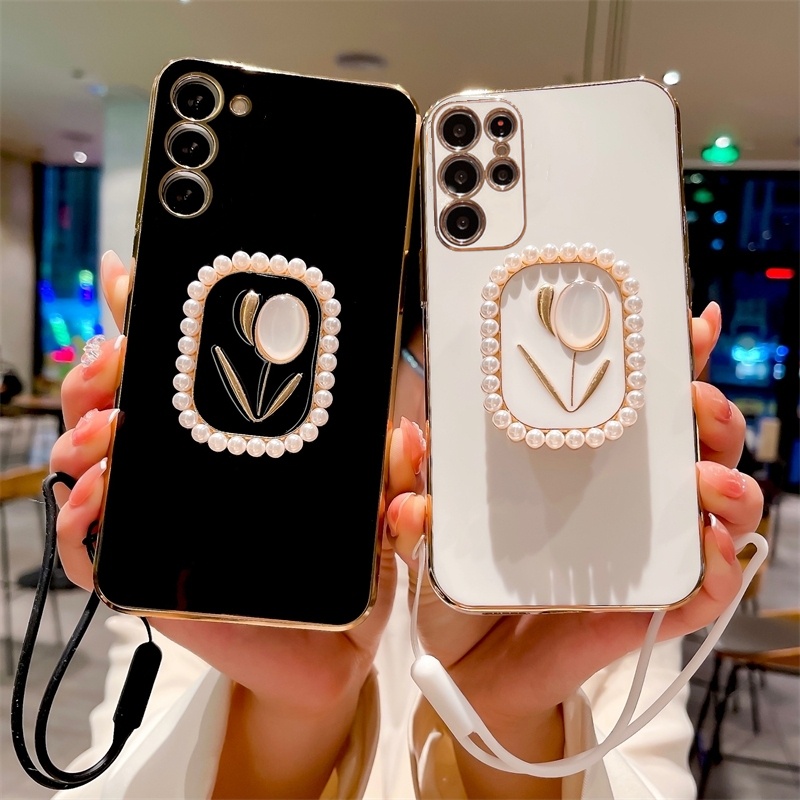 Square Bracket Case For Samsung Galaxy S24 FE S24 Ultra S24 Plus S23 FE ...