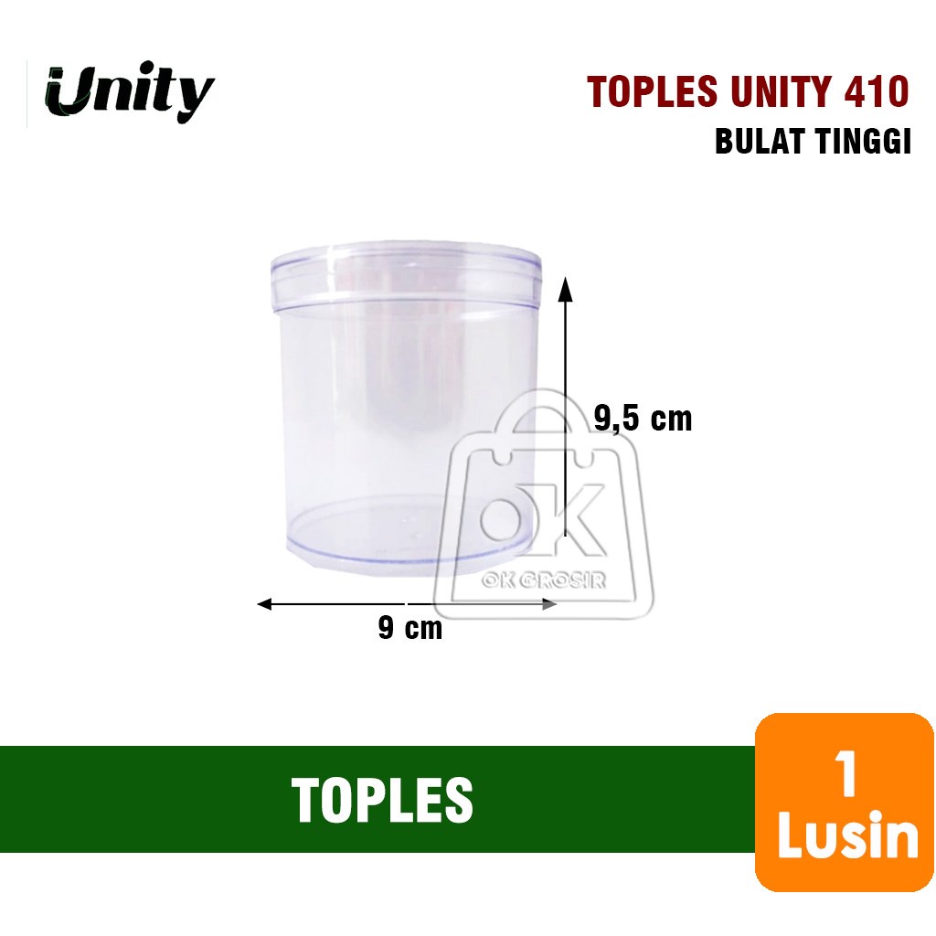 Unity 410s Jar/Tall Round Jar/Snack Cookie Jar/No Check (1 Dozen) | Shopee Singapore