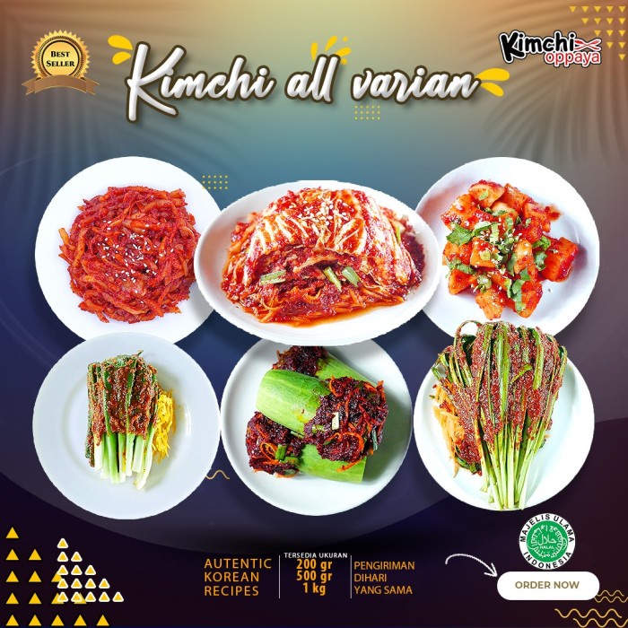 Kimchi Oppaya - 500gram Korean Kimchi Halal Korean Food All Variants ...