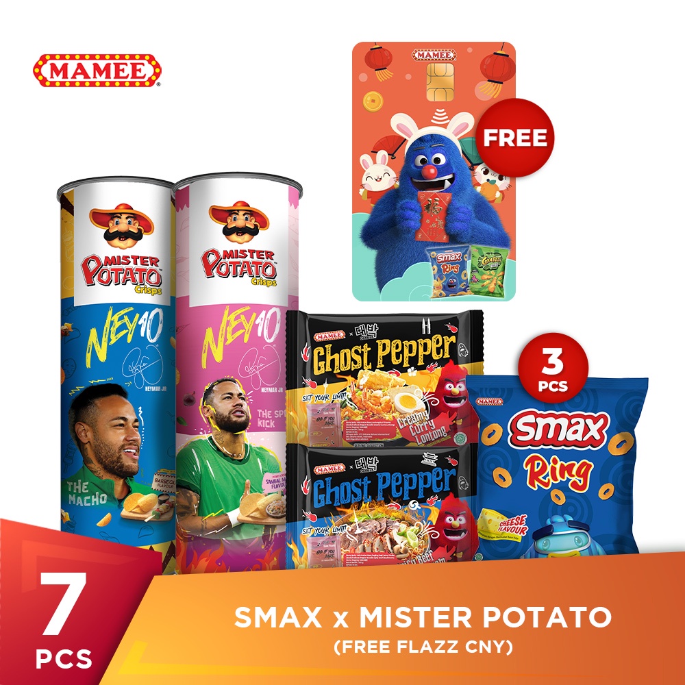 Smax x Mister Potato (Free Flazz) | Shopee Singapore