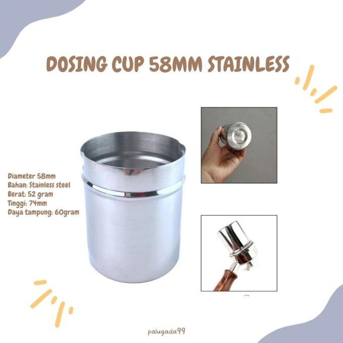 Dosing Cup 58Mm Stainless Espresso Coffee Container | Shopee Singapore