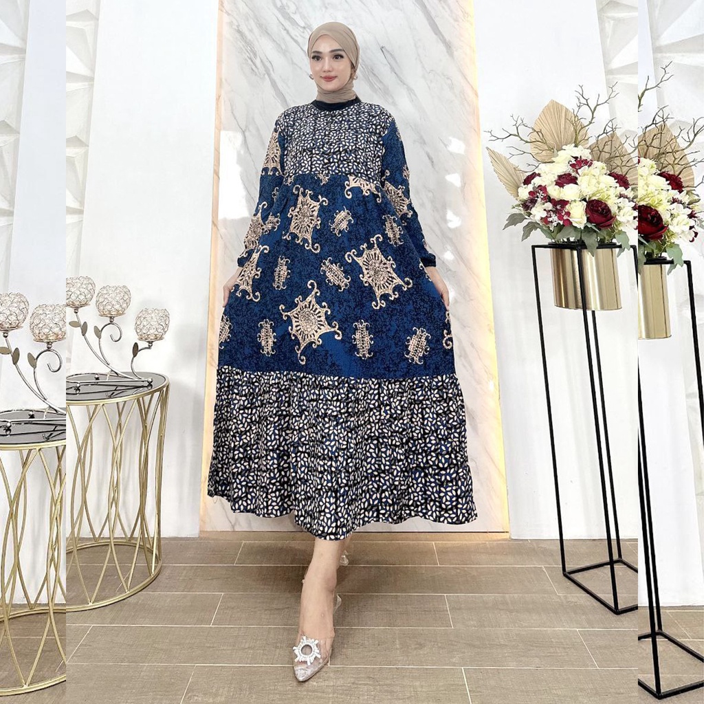 The Latest Women's Combination Of batik Gamis, Various Colors, all ...