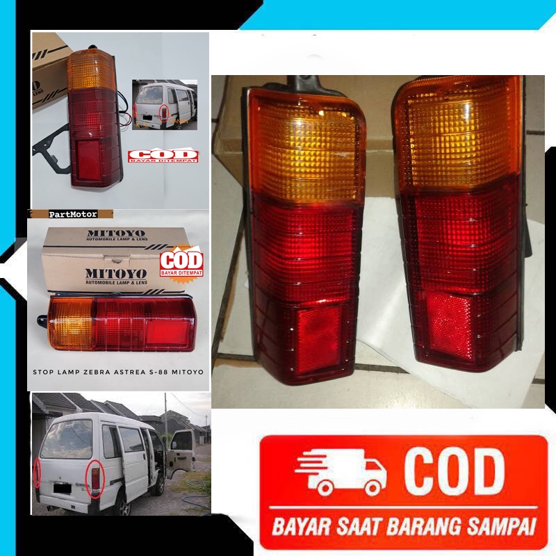 ZEBRA ASTREA S88 S89 JUMBO CAR STOP LAMP - HIJET TH 1985 S/D 1993 ...