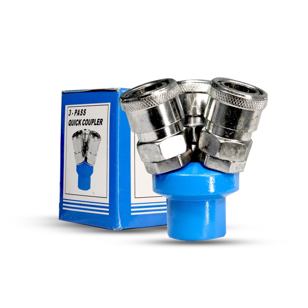 Quick Coupling Branch Coupler Coupler 2 Way 3 Way Compressor Connection ...