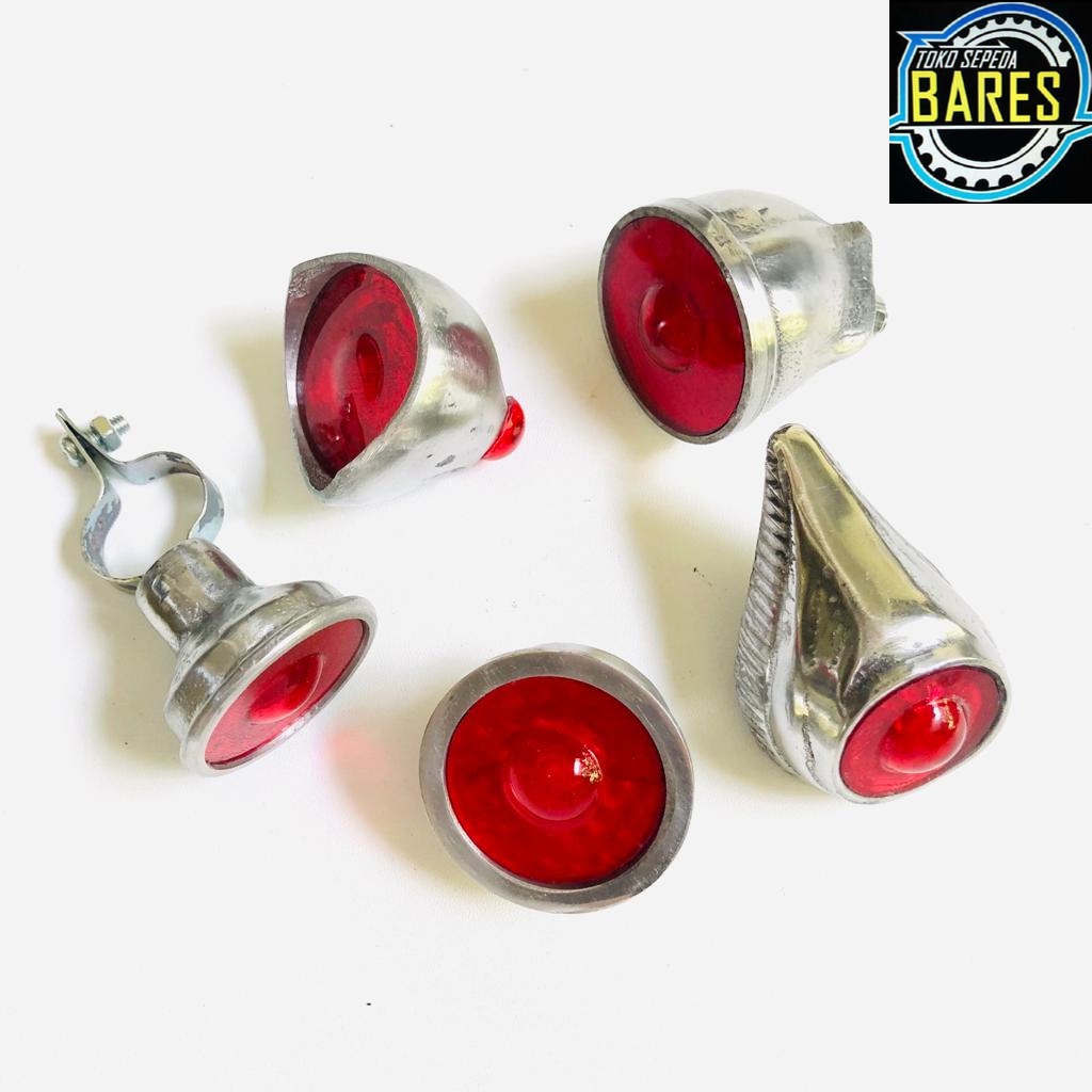 MATA Cat Eye Reflector Simplex Bicycle Rear Mudguard Stop Light ...