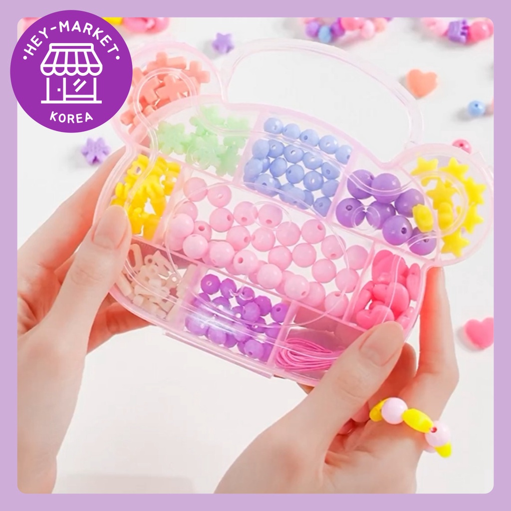 [Daiso Korea] ️Daiso Korea Beads DIY SET ️ Beads / Kids Toy / Beads ...