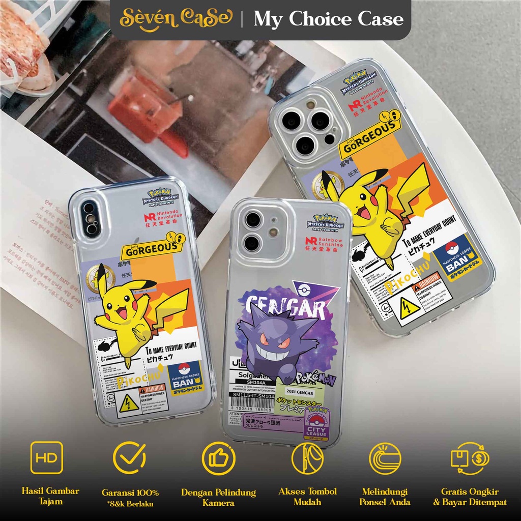 Case Poco F3 X3 GT M3 SevenCase [Pokemon] Casing Hp Aesthetic Casing Hp ...