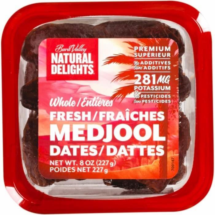 Natural DELIGHTS MADJOOL DATES FRUITS 227GR | Medjol USA Date Palm ...