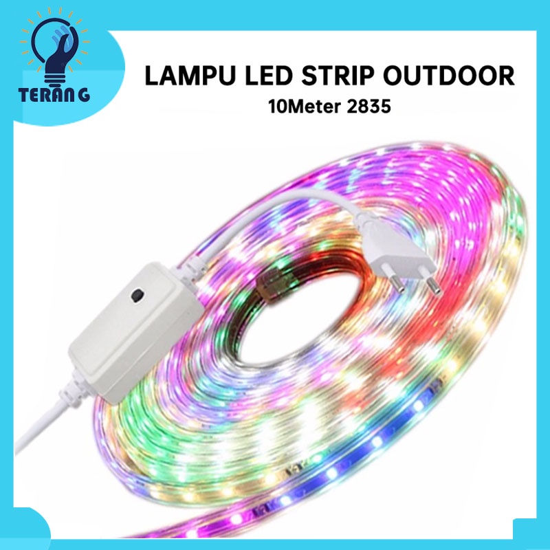 Colorful HOSE STRIP LED LIGHTS 3528 2835 220V + OUTDOOR ADAPTER RGB LED ...