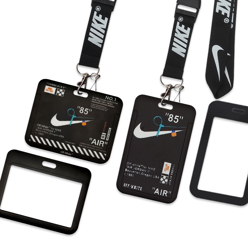 Horizontal & Vertical Badge Case Holder NK Neck Lanyard ID Card Protector For Worker Student ...