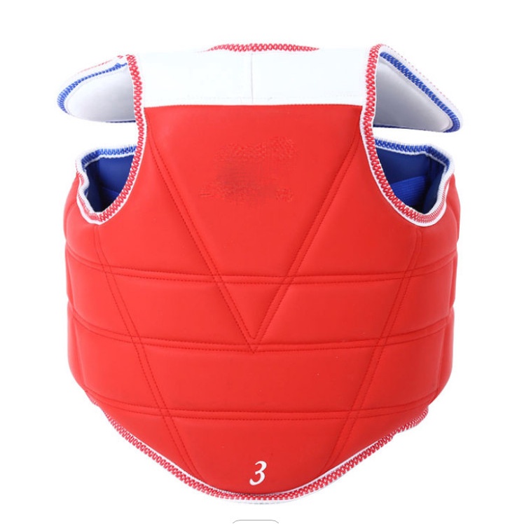 A Complete Set Of Taekwondo Body Protector Taekwondo Helmet Vital ...
