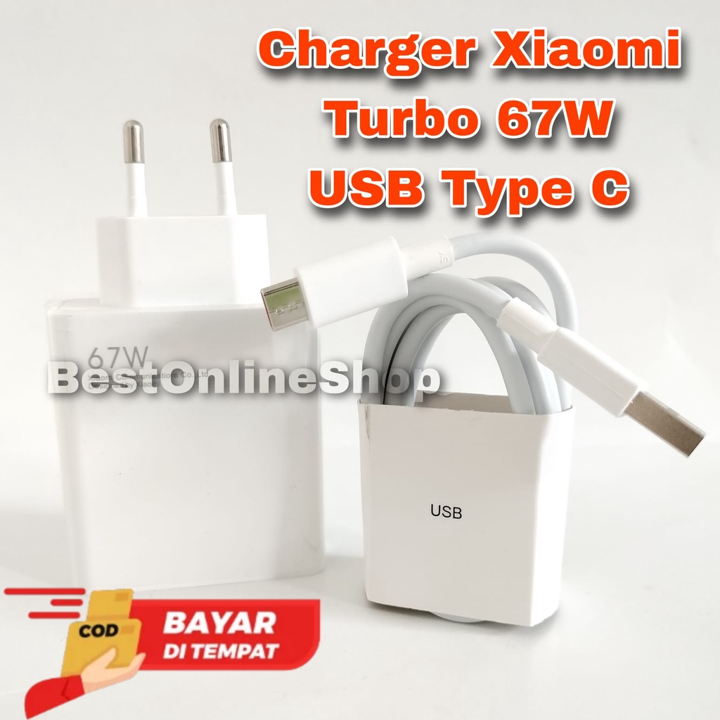Charger XIAOMI 11T 12 PRO 5G/NOTE 11 PRO 4G 5G 67W TURBO CHARGE ...