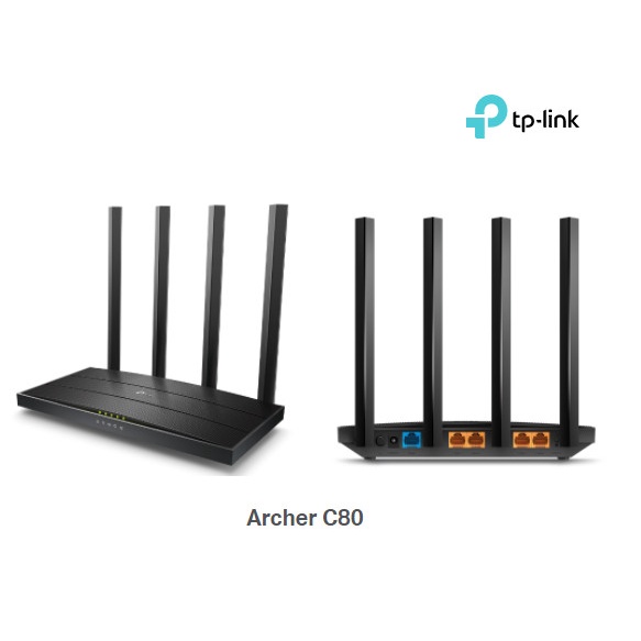 Tp-link Archer C80 AC1900 Wireless MU-MIMO Wi-Fi Router | Shopee Singapore