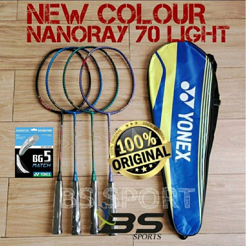 Badminton RACKET YONEX NANORAY 70 LIGHT ORIGINAL!! | Shopee Singapore