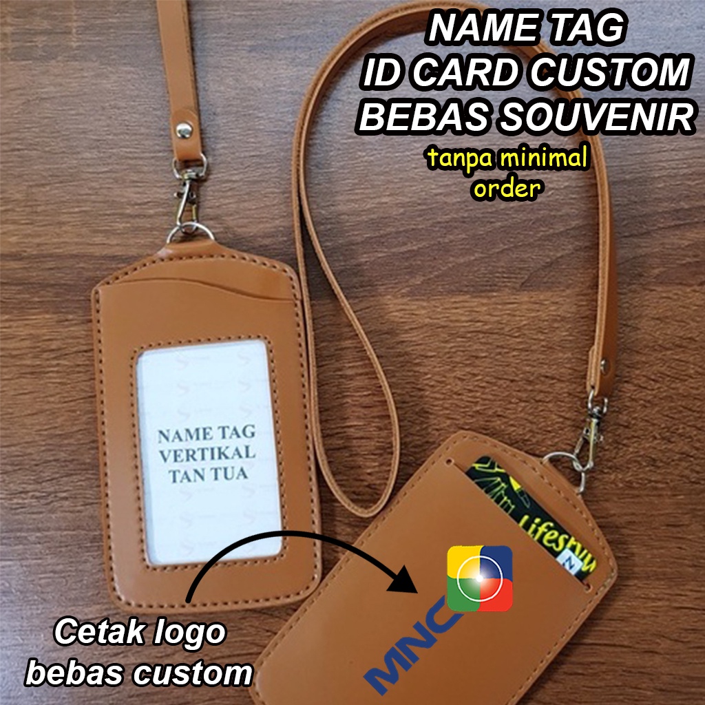 Name Tag Id Card Hanging Name Custom Full Color Screen Printing Office ...