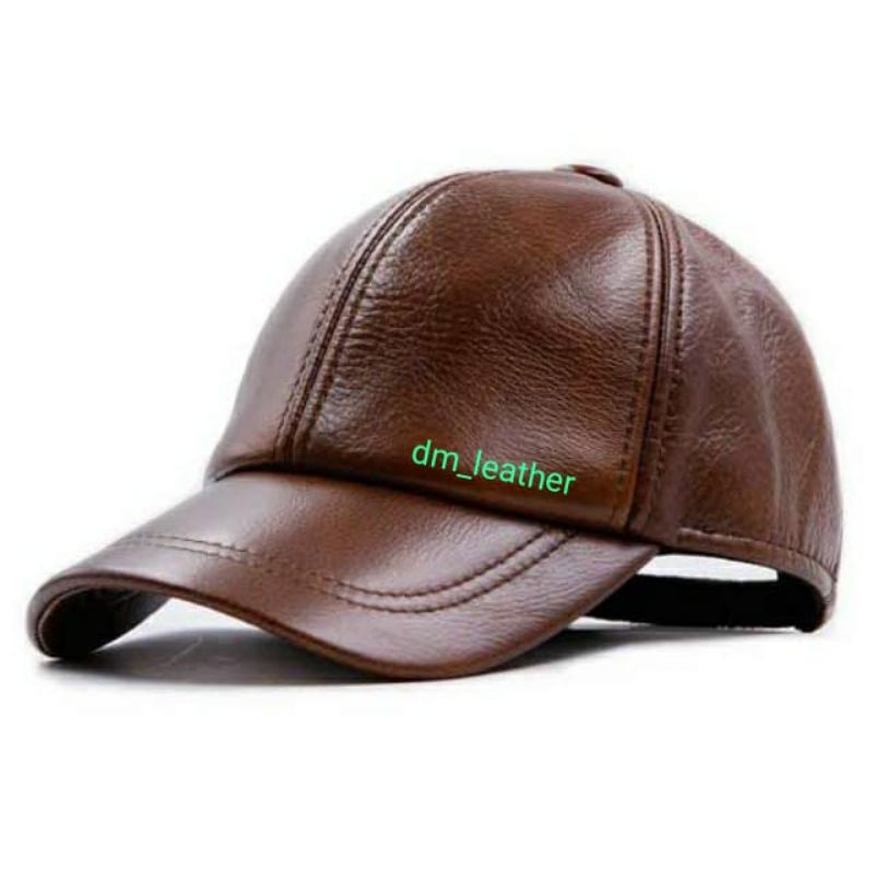 Starfruit style Genuine Leather Men's Hat, Adult size | Shopee Singapore