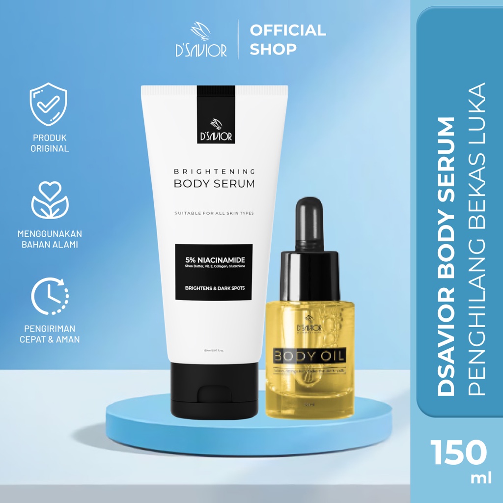 D'savior Body Whitening Lotion Package Oil Scar Removal Lift Climbing ...