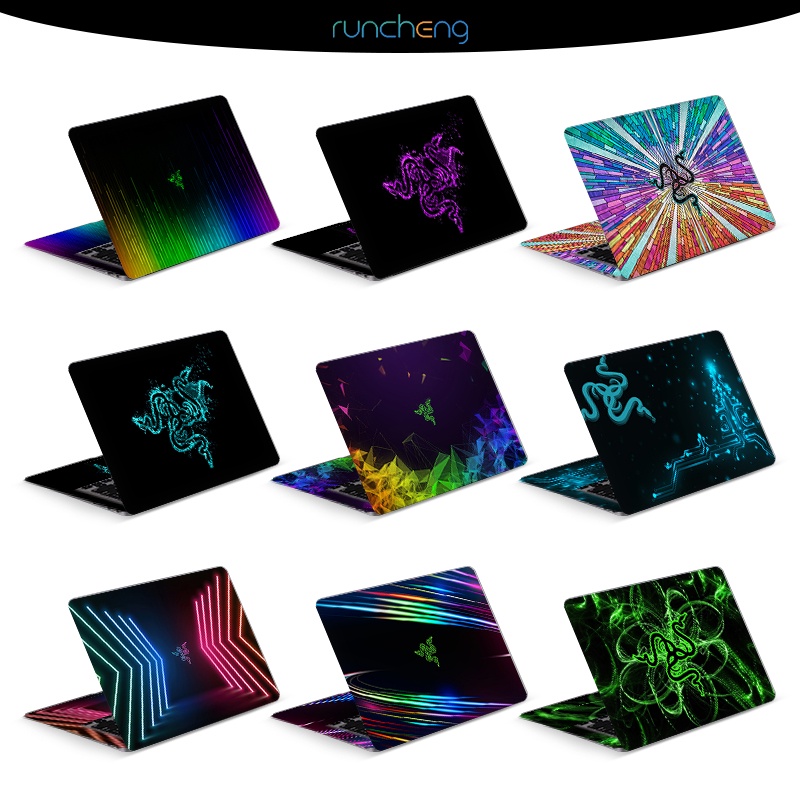 【2pcs】DIY Laptop Cover Sticker Razer High-Value Boy Computer Skin Art ...