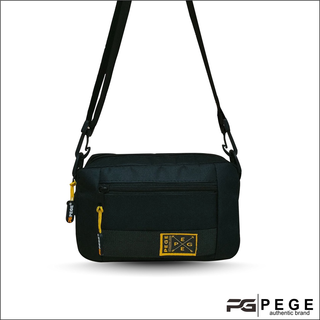 HITAM Pege Cezy Sling Bag for Men, 2 in 1 Model, Can Be Slingbag and ...
