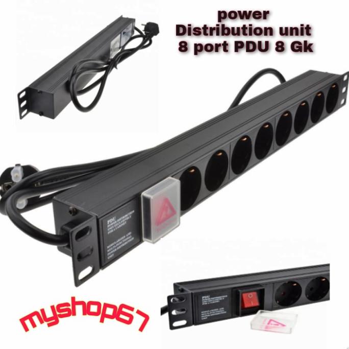 Indorack 8-Port Pdu Power Distribution Unit 8k | Shopee Singapore